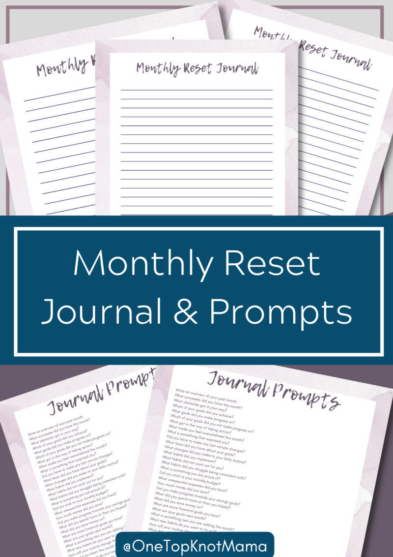 7 Tasks for a Successful Monthly Reset Routine ⋆ One Top Knot Mama