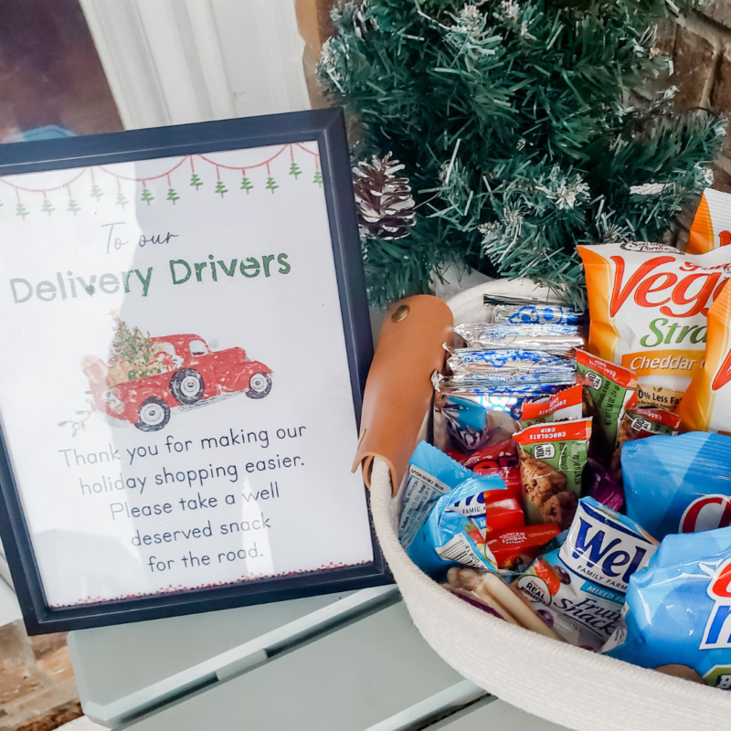 FREE Printable to Thank Your Delivery Drivers this Christmas ⋆ One Top ...