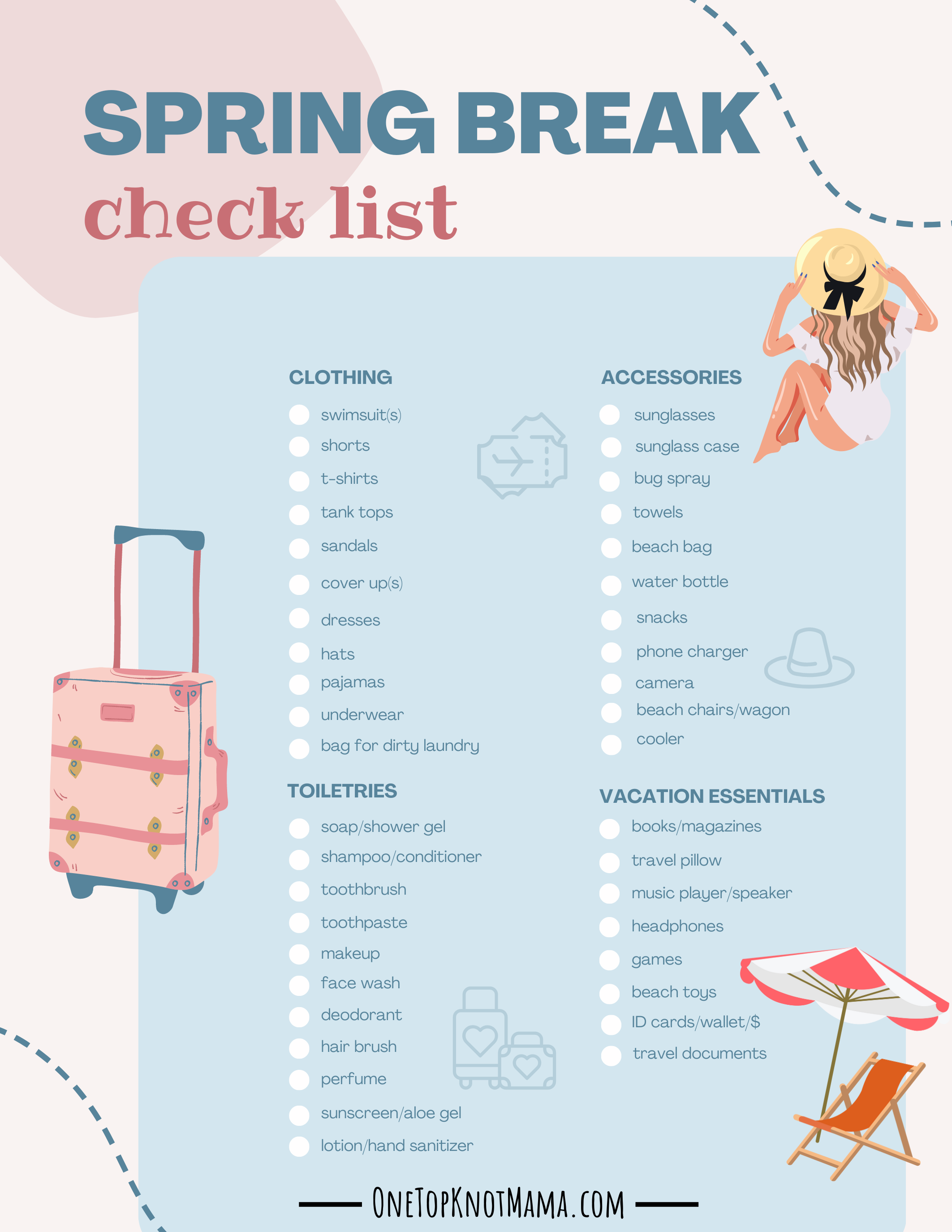 Stress Free Spring Break Shopping: A Mom’s Guide ⋆ One Top Knot Mama