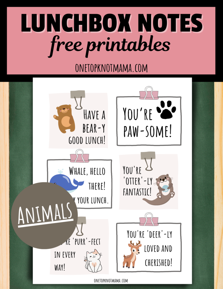 Creative Lunch Box Notes: How to Add Fun and Encouragement to Your ...