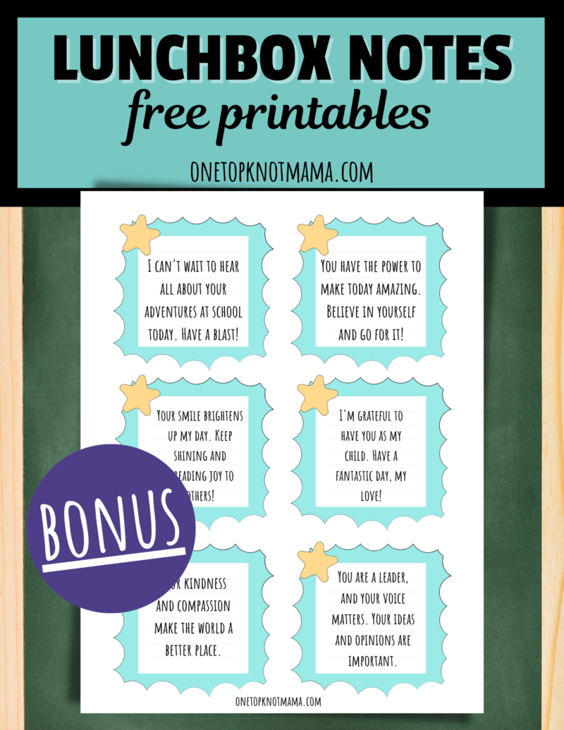 Creative Lunch Box Notes: How to Add Fun and Encouragement to Your ...