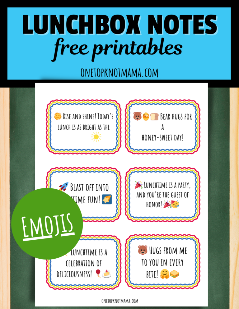 Creative Lunch Box Notes: How to Add Fun and Encouragement to Your ...
