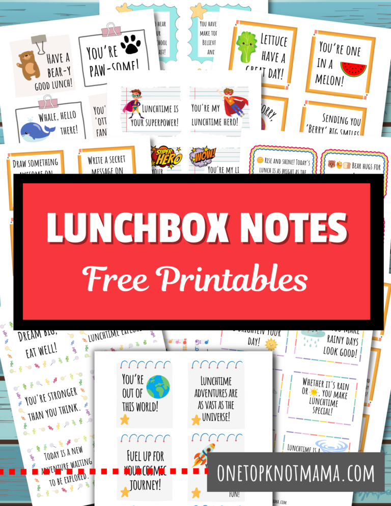 Creative Lunch Box Notes: How to Add Fun and Encouragement to Your ...