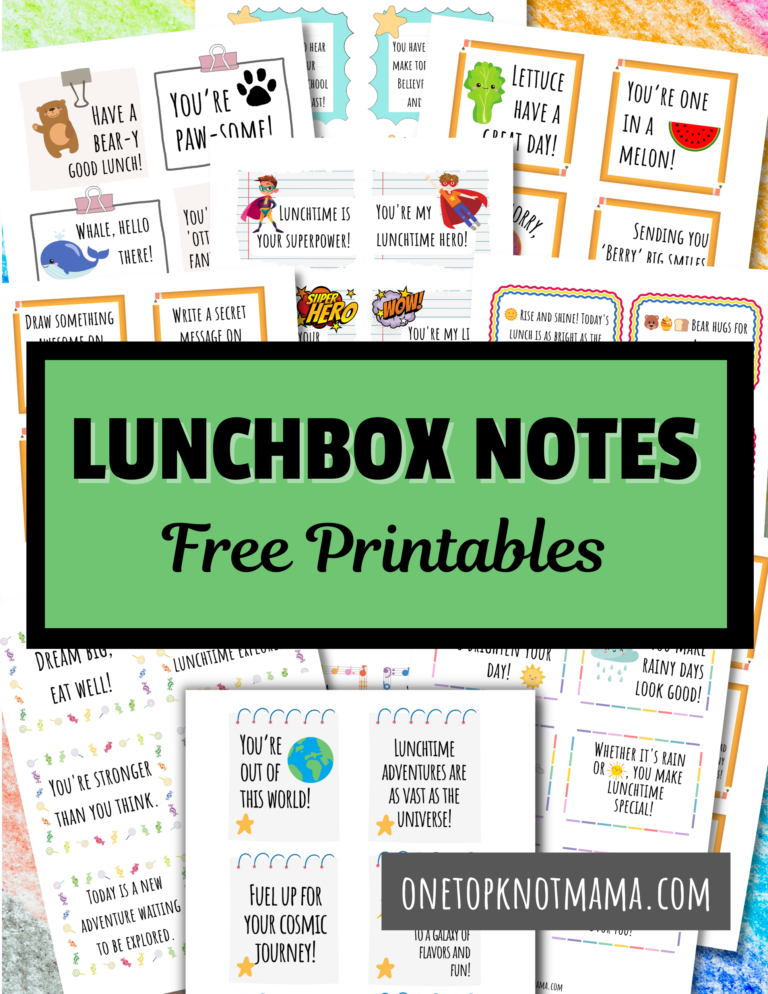 Creative Lunch Box Notes: How to Add Fun and Encouragement to Your ...